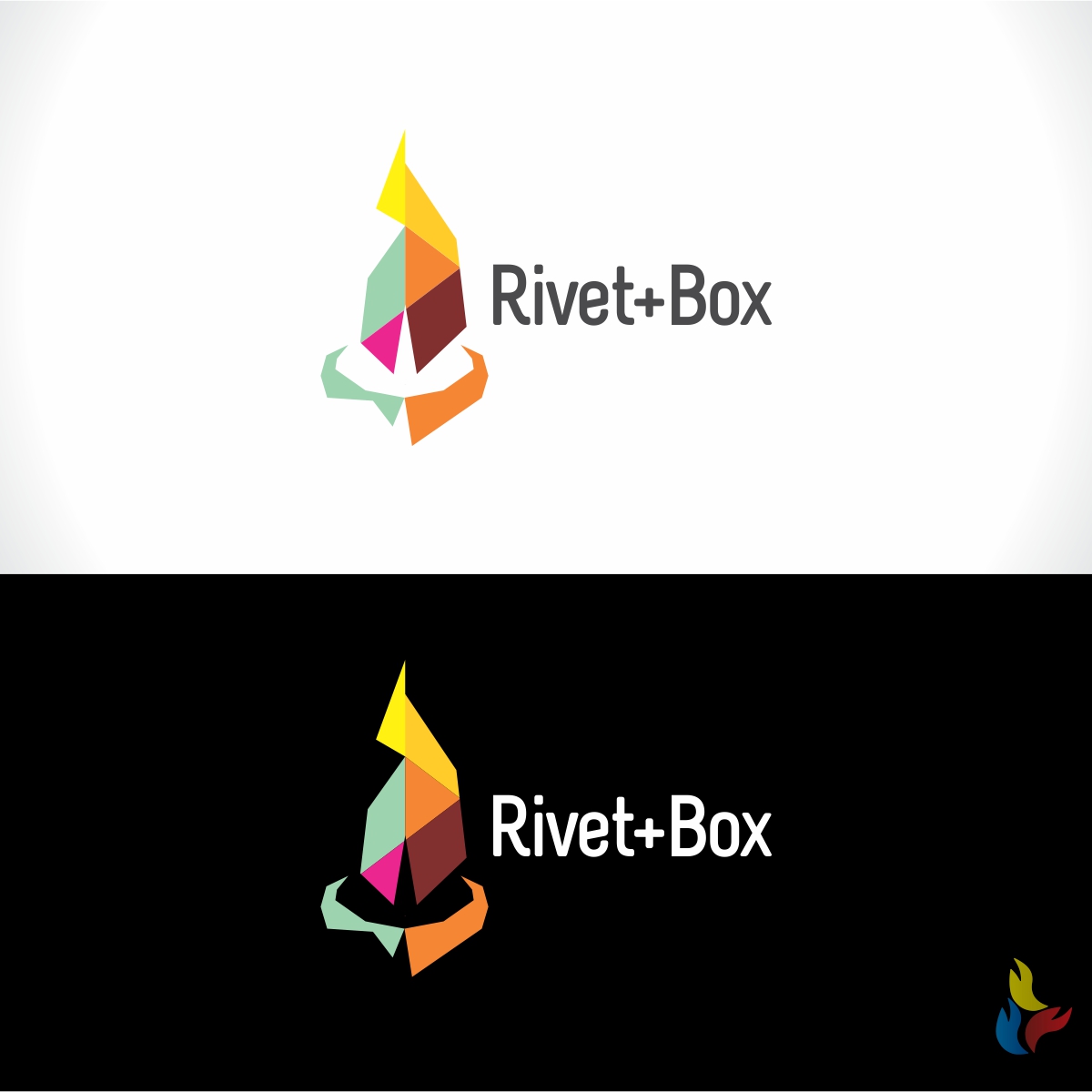 Feminine, Modern, It Company Logo Design for Rivet + Box by Kreative ...