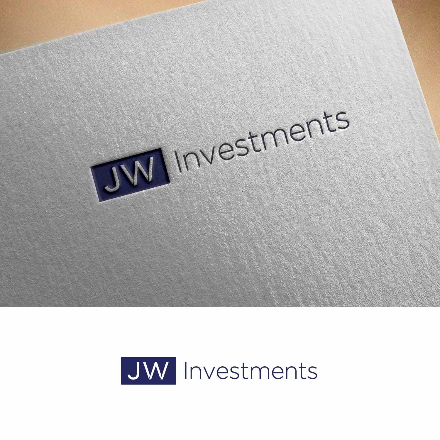 Professional, Conservative, Finance Logo Design for JW Investments / JW ...