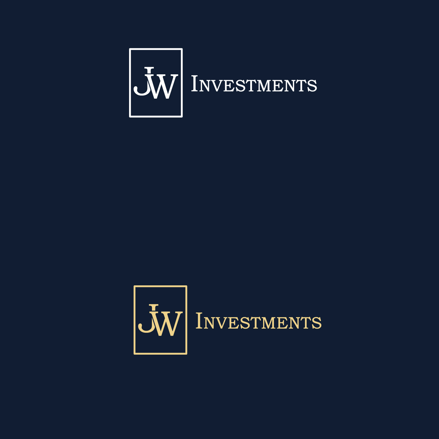 Professional, Conservative, Finance Logo Design for JW Investments / JW ...