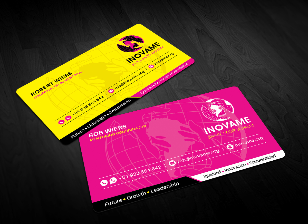 Modern, Colorful, Leadership Business Card Design for a Company by ...
