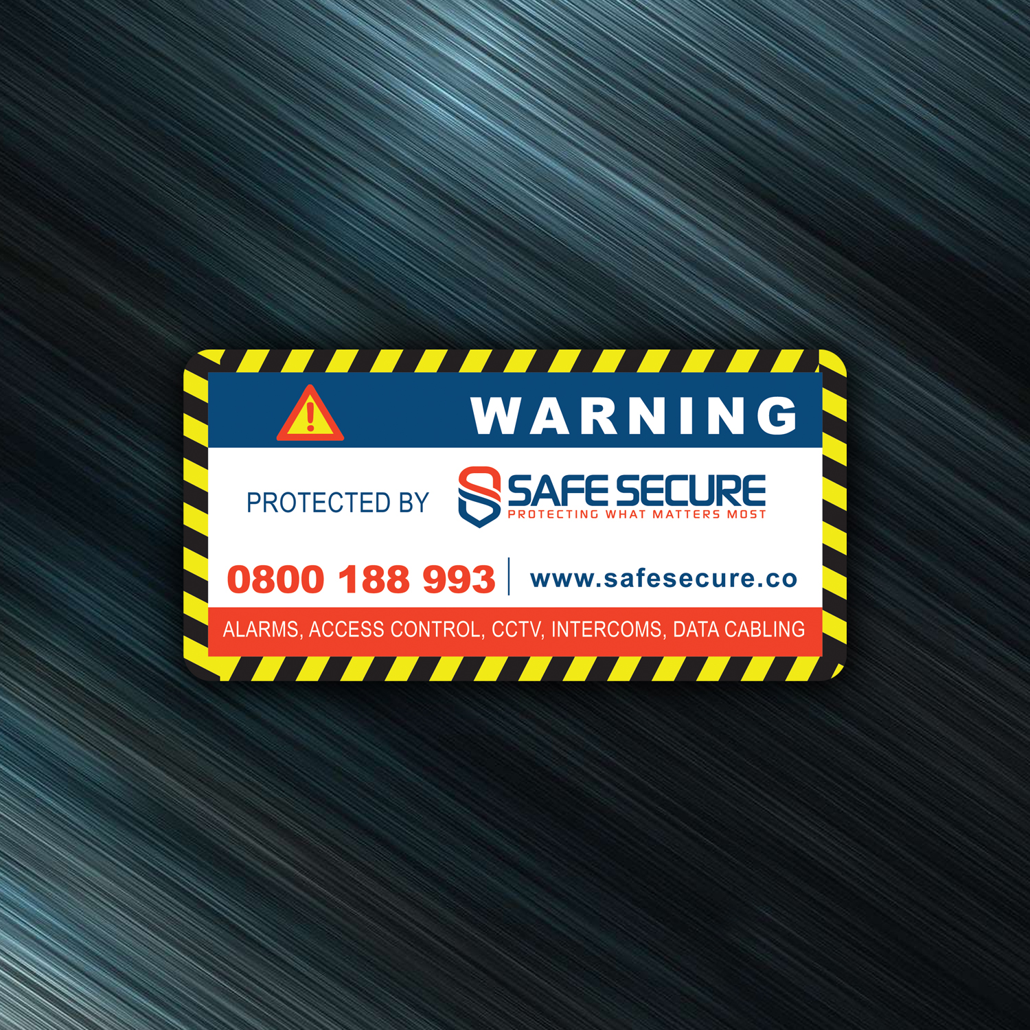 Serious, Modern, Security Sticker Design for Safe Secure New Zealand ...