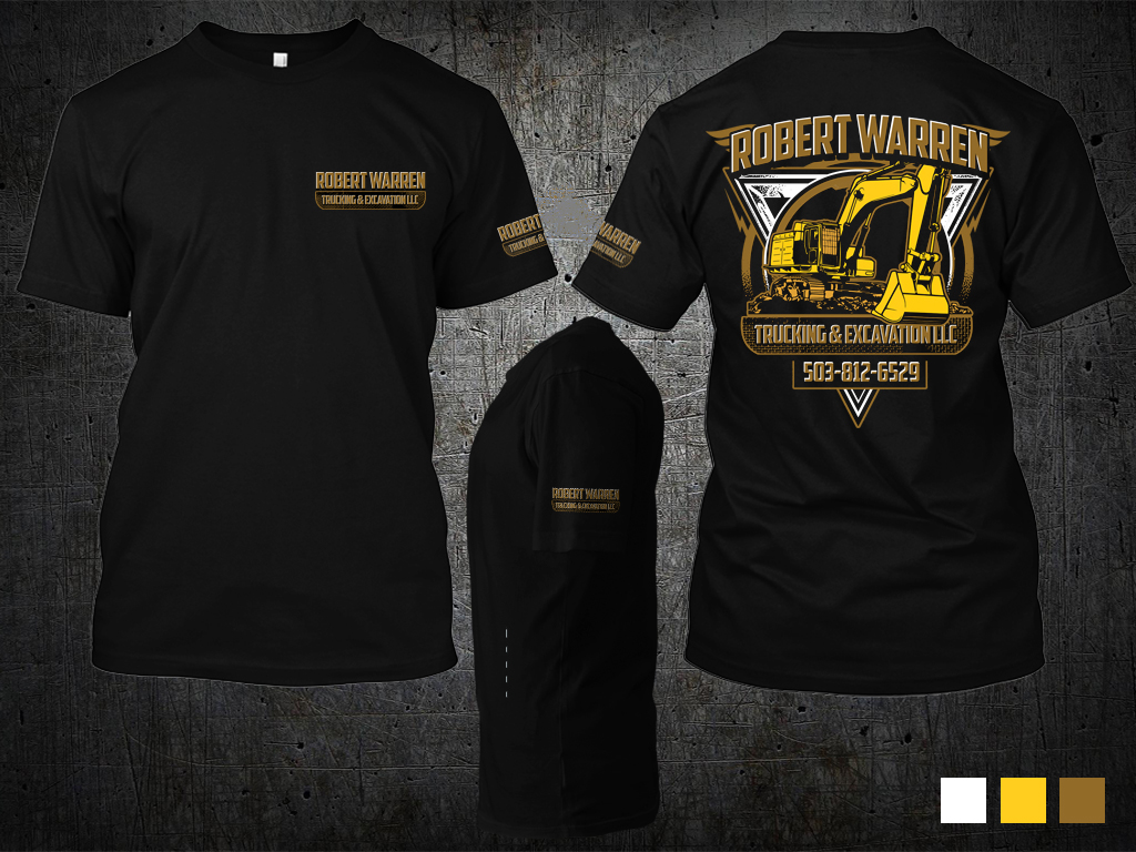 Modern, Professional, Construction Company T-shirt Design for RWTE by ...