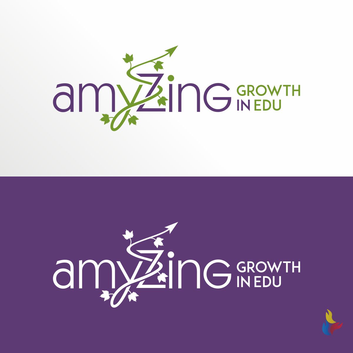 Serious, Professional, Business Logo Design for AmyZing Growth in Edu ...
