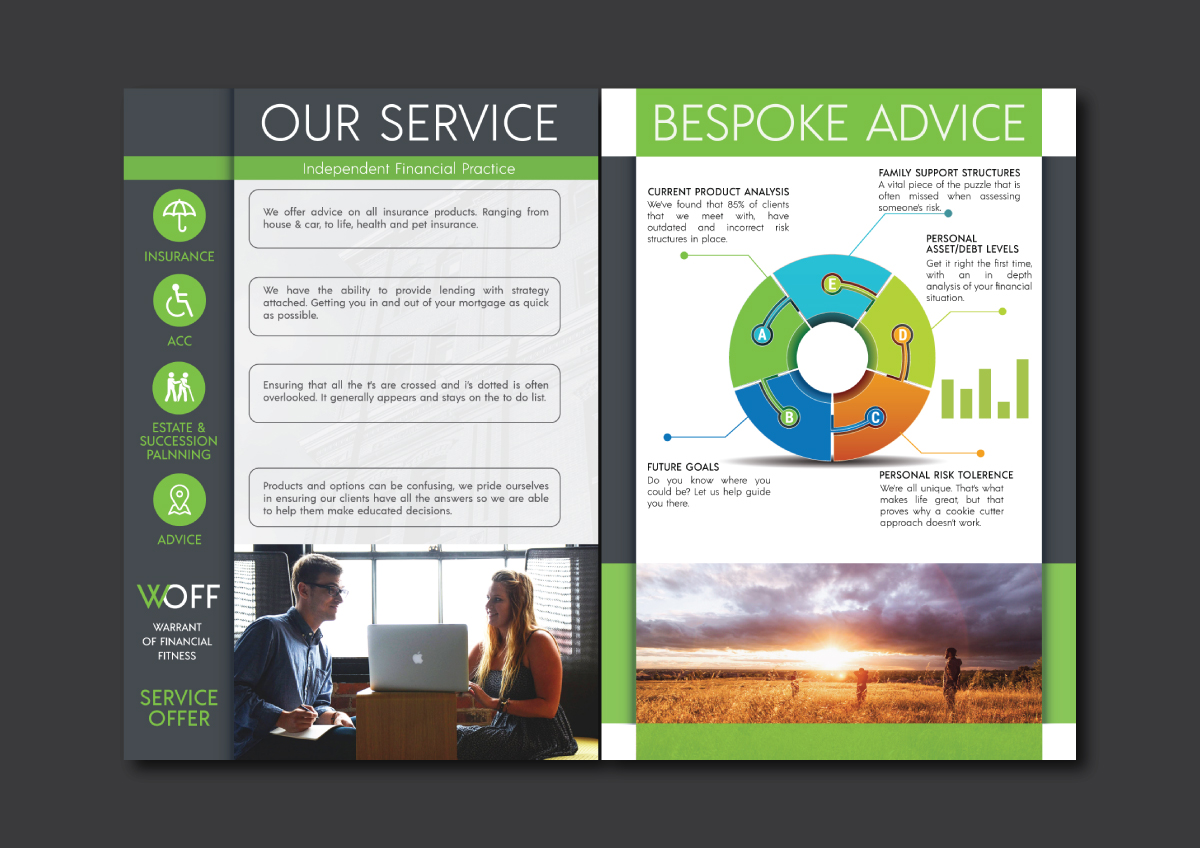 Accounting Brochure Design for Thrive by Impressive Sol | Design #16318267