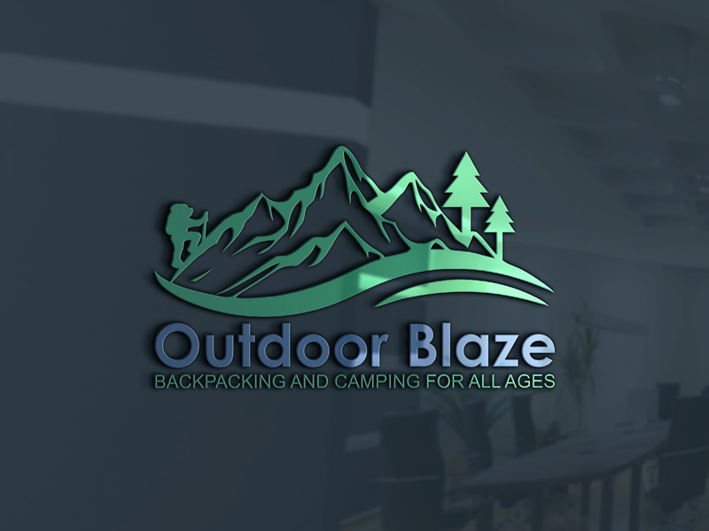 Elegant, Playful Logo Design for Outdoor Blaze - Backpacking and ...
