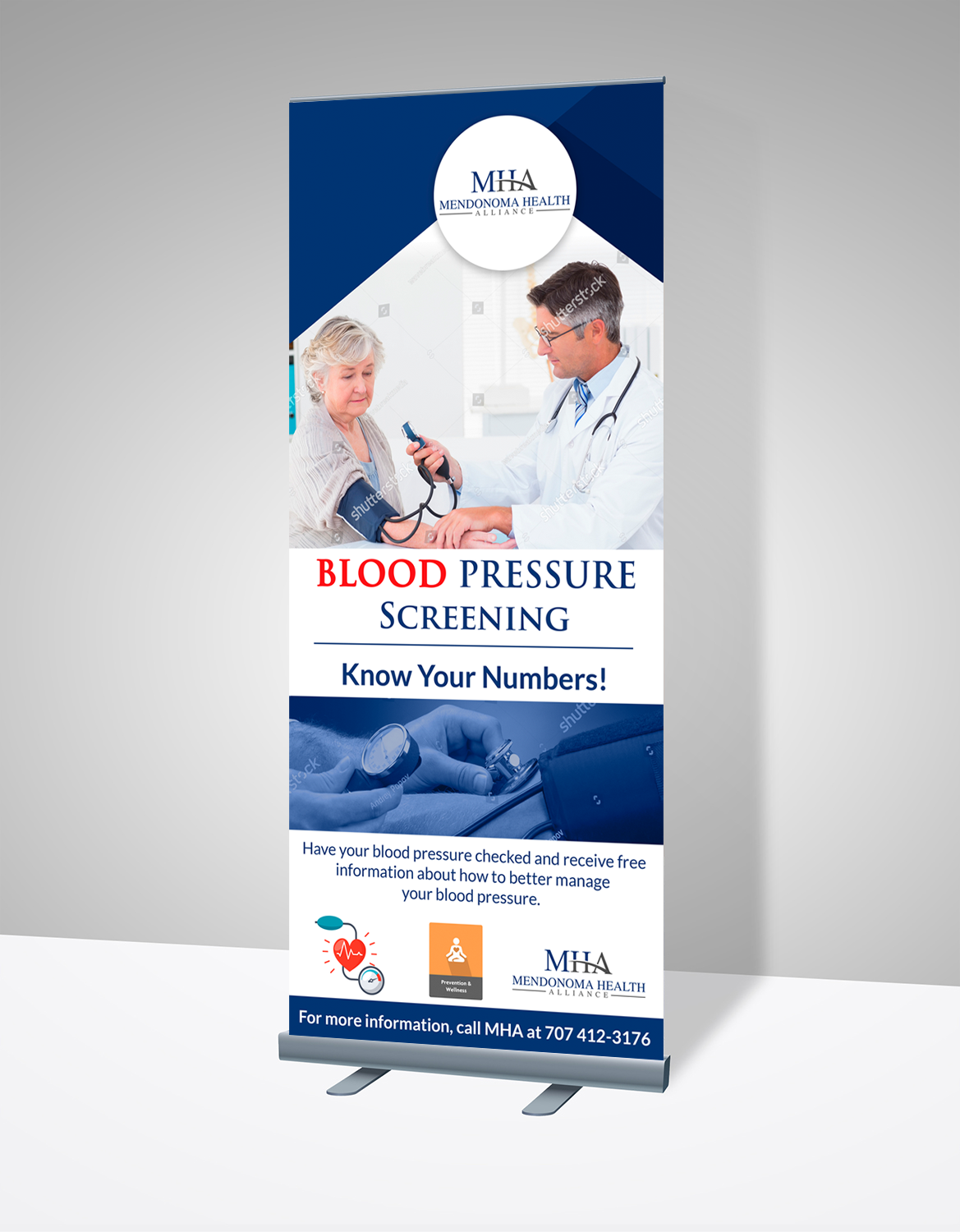 Modern, Colorful, Health Care Signage Design for Mendonoma Health ...