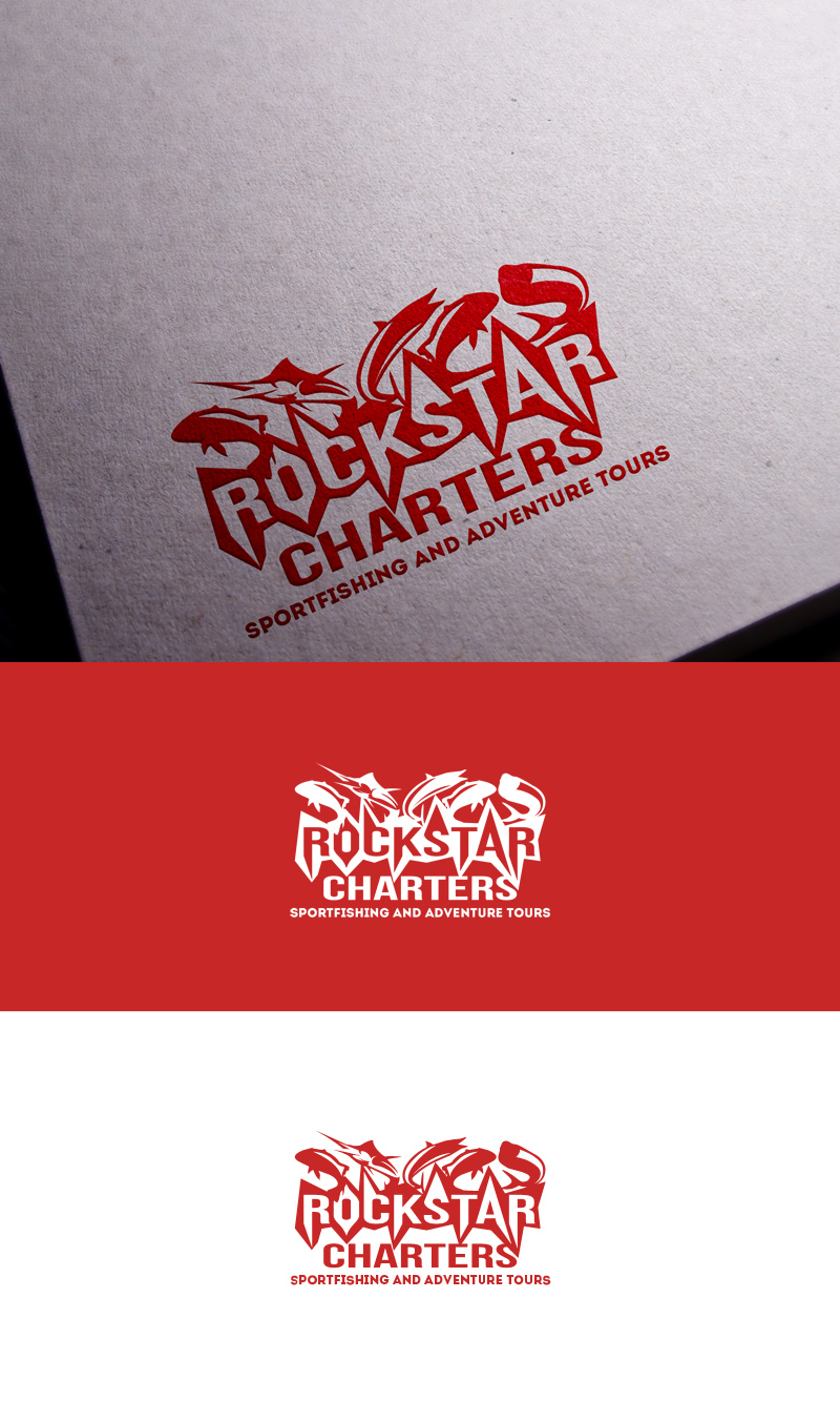 Bold, Masculine, It Company Logo Design for Rockstar Charters ...