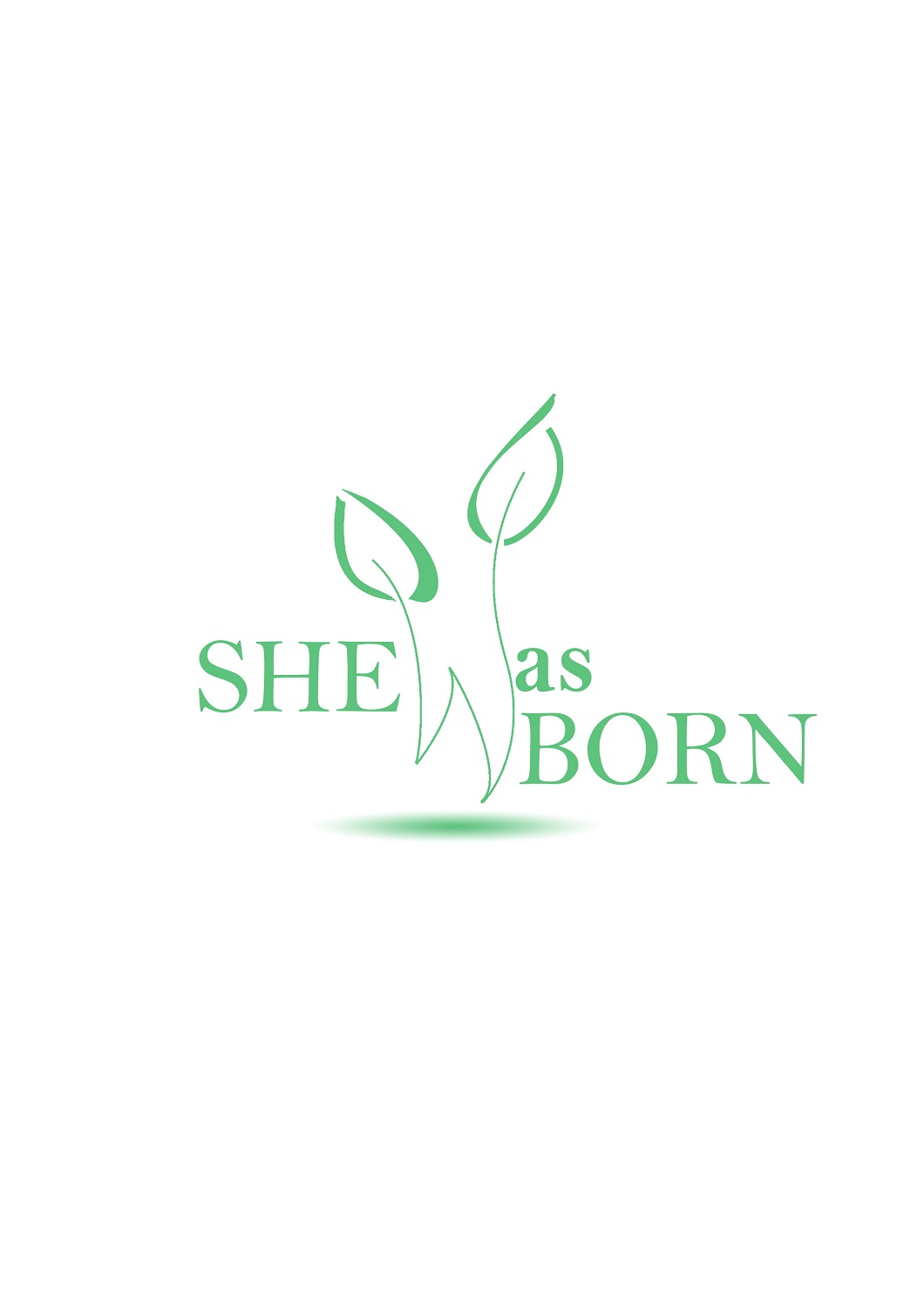 Logo Design for she was born by Drisha | Design #16371570