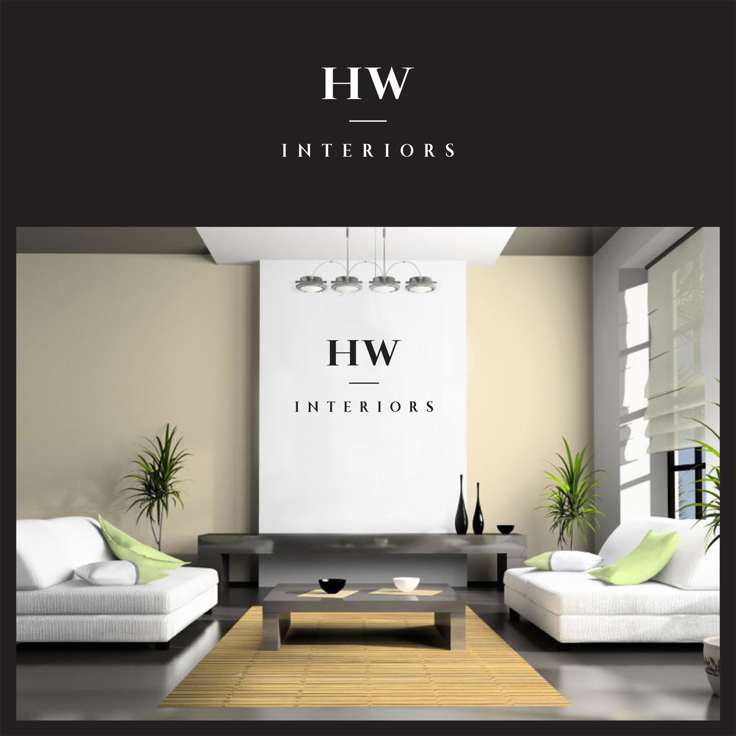 Upmarket, Elegant, Interior Logo Design for HW Interiors by tavi | Design #16372310