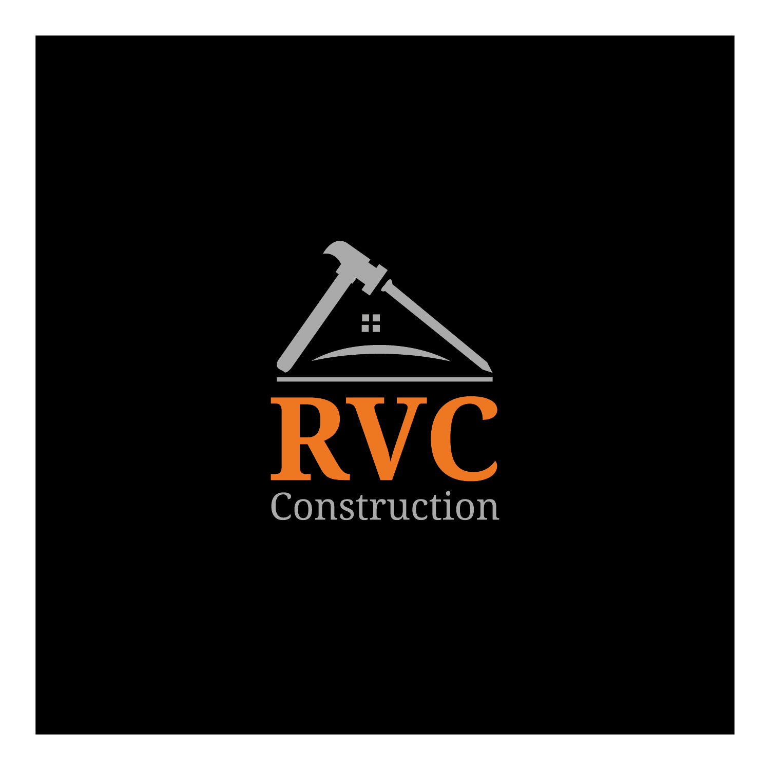 Construction Logo Design for RVC Construction by 3Guys | Design #16451390