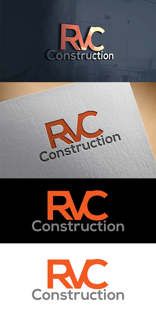 Construction Logo Design for RVC Construction by king solangi | Design ...