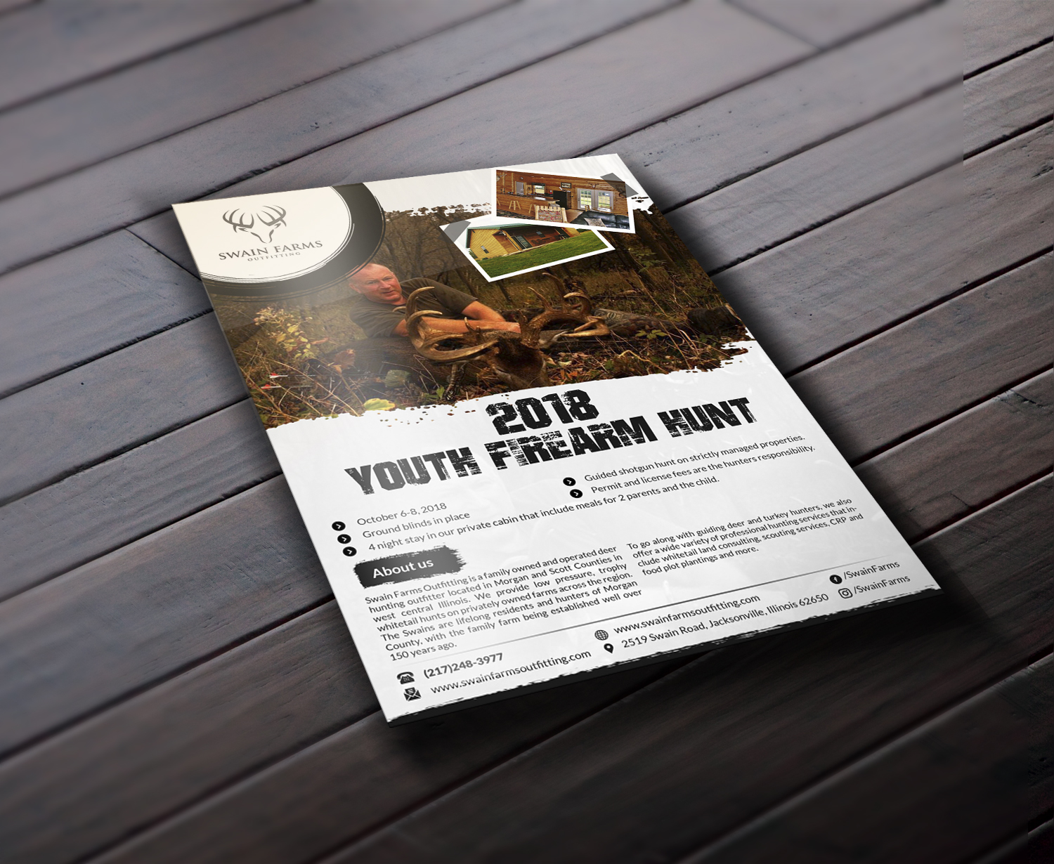 Serious, Professional, Hunting Flyer Design for a Company by debdesign ...