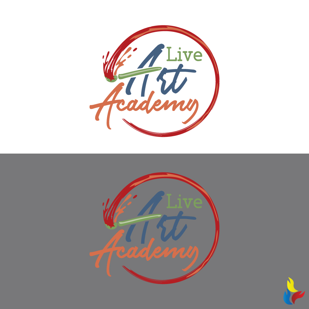 Bold, Modern, Artists Logo Design for Live Art Academy by Kreative ...