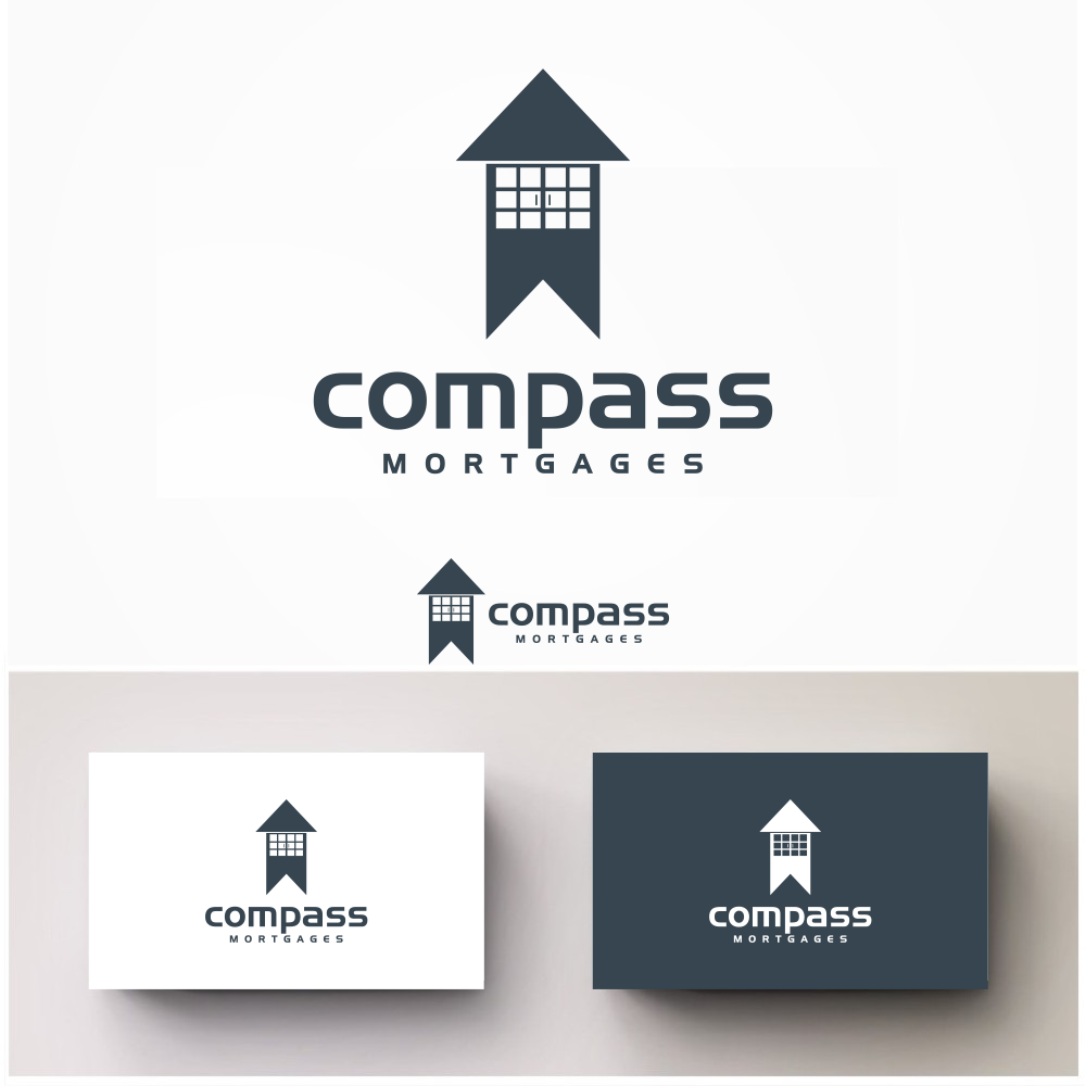 Bold, Modern, Mortgage Brokerage Logo Design for compass mortgages by ...