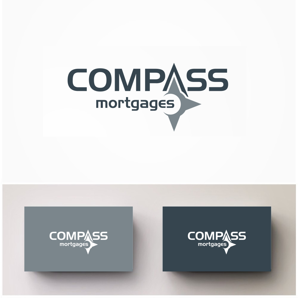 Bold, Modern, Mortgage Brokerage Logo Design for compass mortgages by ...