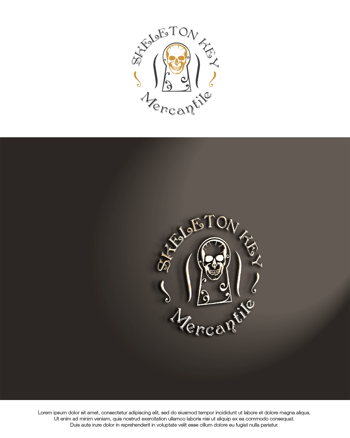 Modern, Personable, Fashion Logo Design for Skeleton Key Mercantile by ...