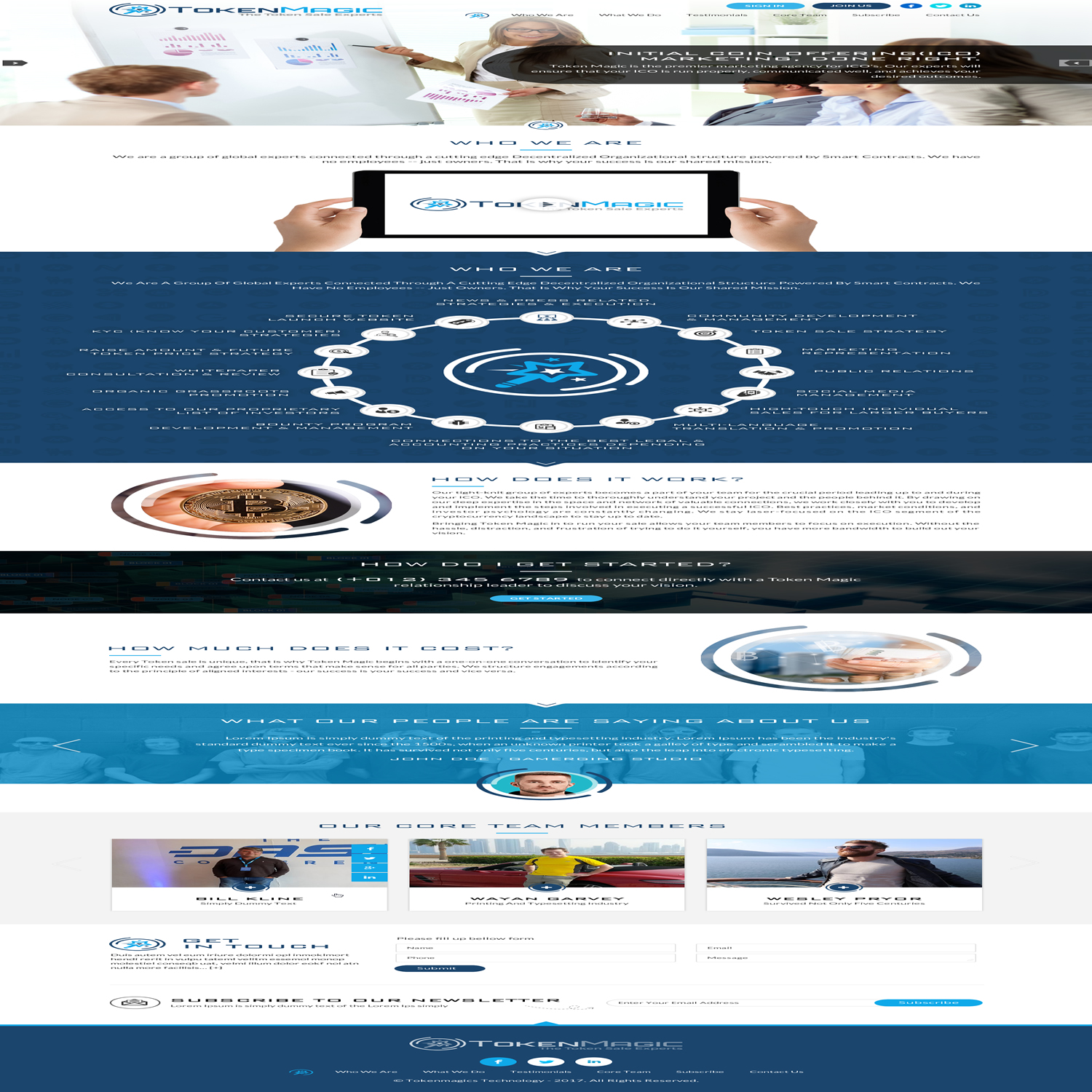 Modern, Elegant, It Company Web Design for a Company by Sbss | Design ...