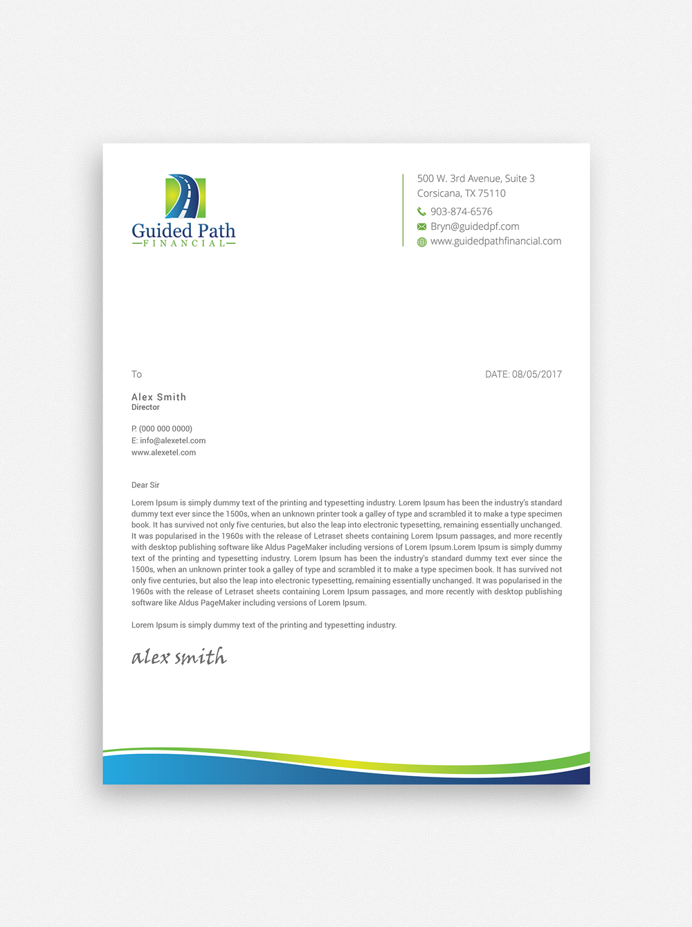 Serious Professional Business Letterhead Design For A Company By Alex 
