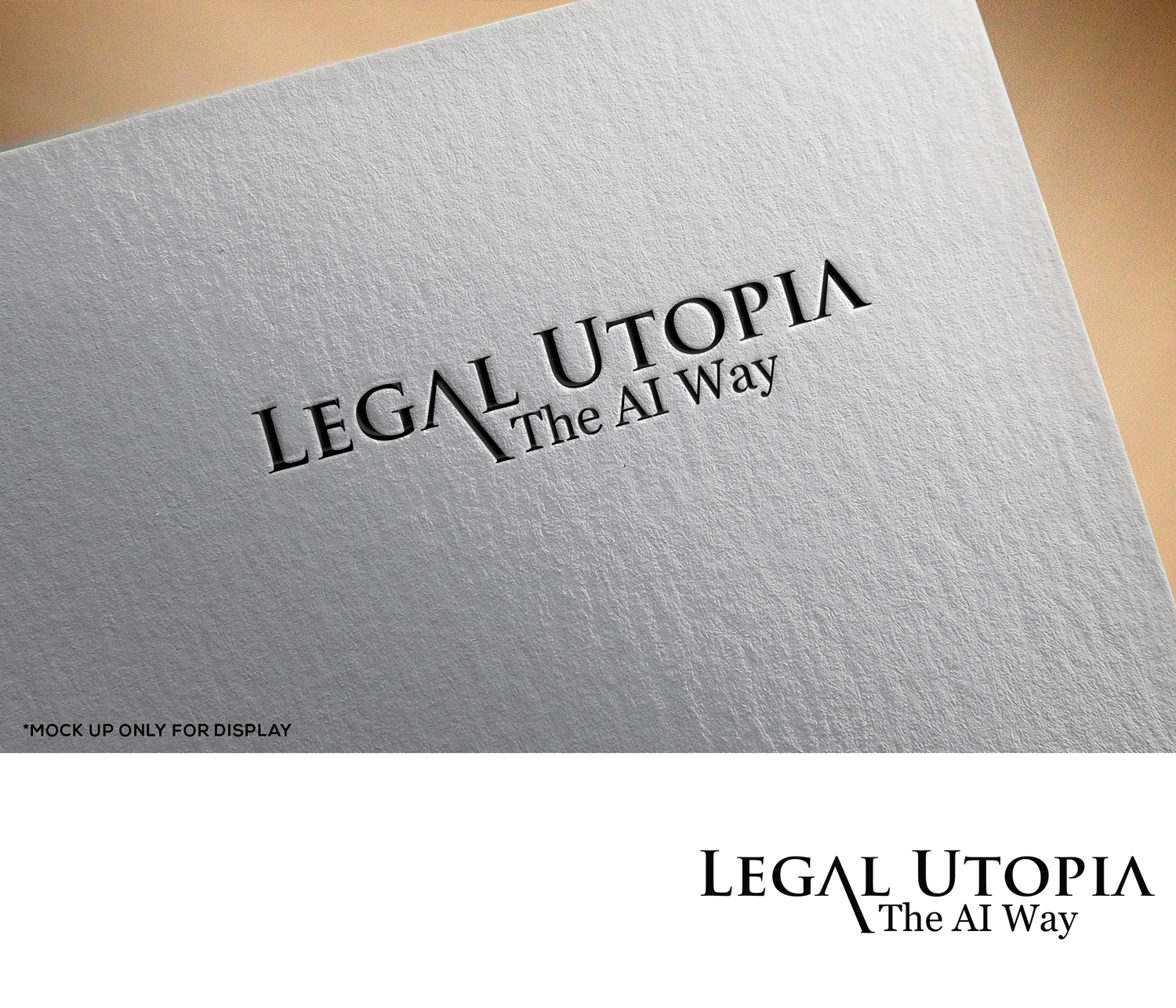 Modern, Conservative, Law Firm Logo Design for Legal Utopia - The AI ...