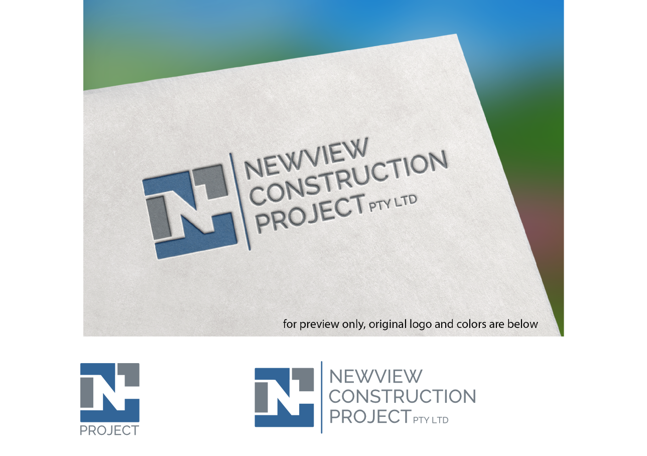 Modern, Professional, Construction Logo Design for Newview Construction ...