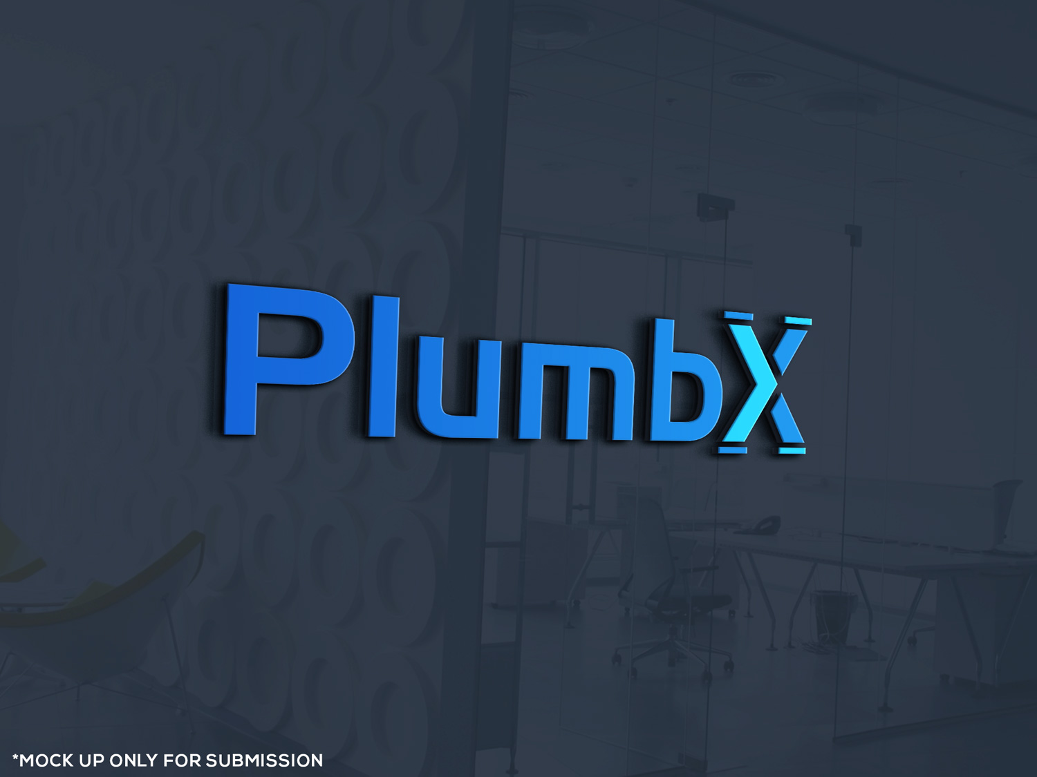 Masculine, Modern, Plumbing Logo Design for PlumbX or PLUMBX by sonym ...