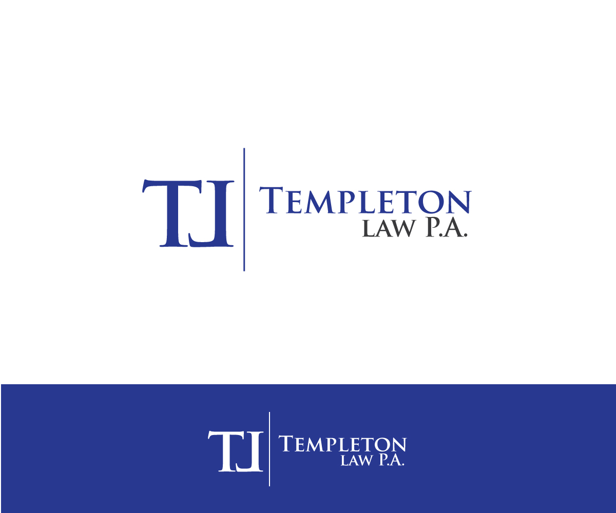 Serious, Traditional, Law Firm Logo Design for Templeton Law P.A. by ...