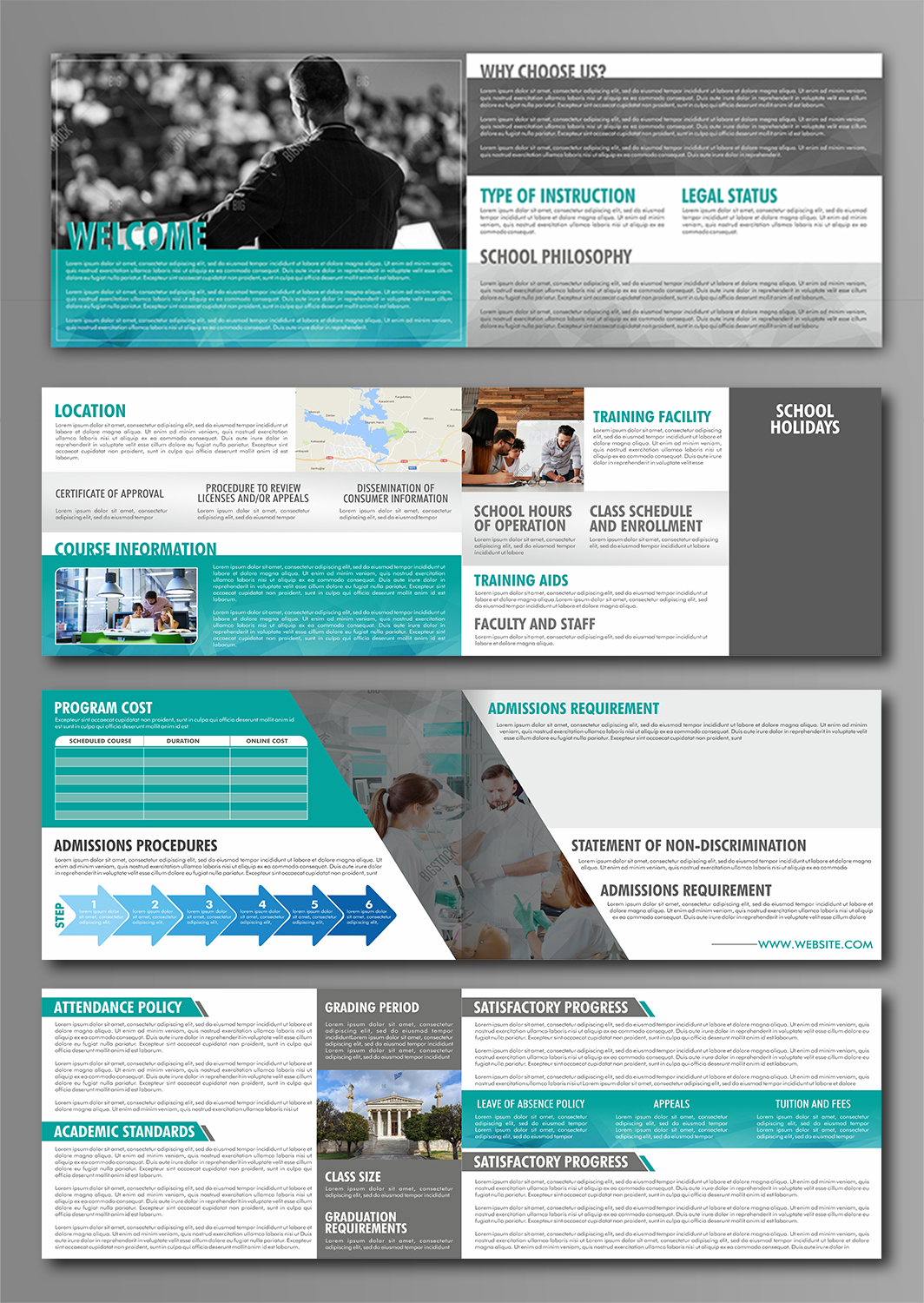 Modern, Serious, Education Catalogue Design for a Company by ecorokerz ...