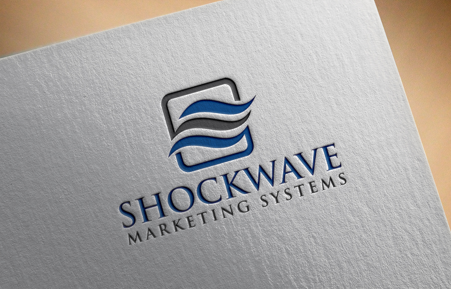 Modern, Bold, Marketing Logo Design for Shockwave Marketing Systems by ...
