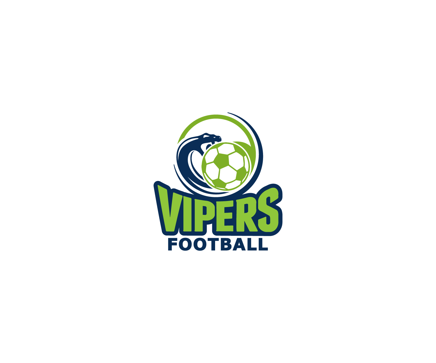 Colorful, Bold Logo Design for Vipers Football by Mario | Design #16617784