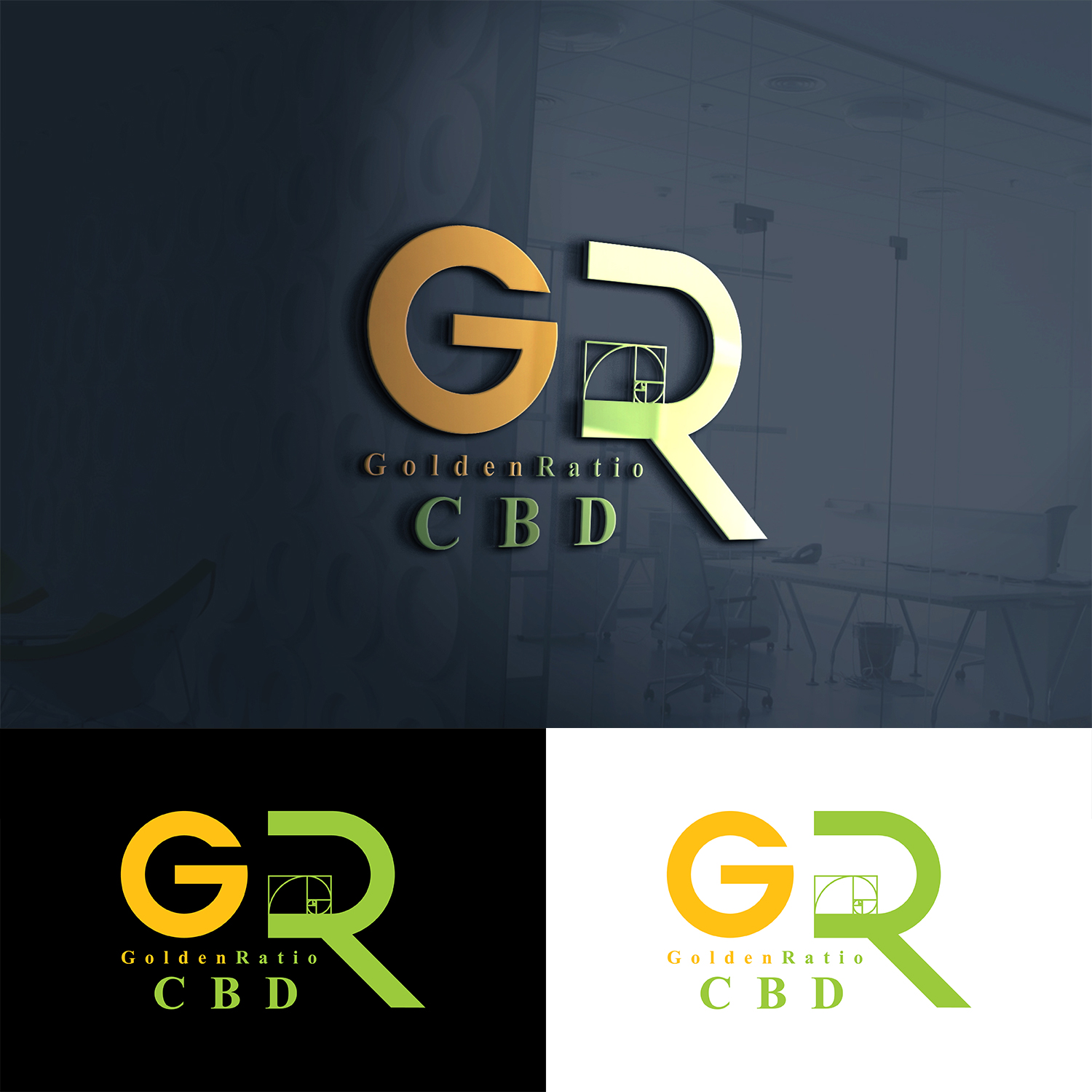 Elegant, Playful, Distributor Logo Design for GoldenRatio CBD by Costea ...