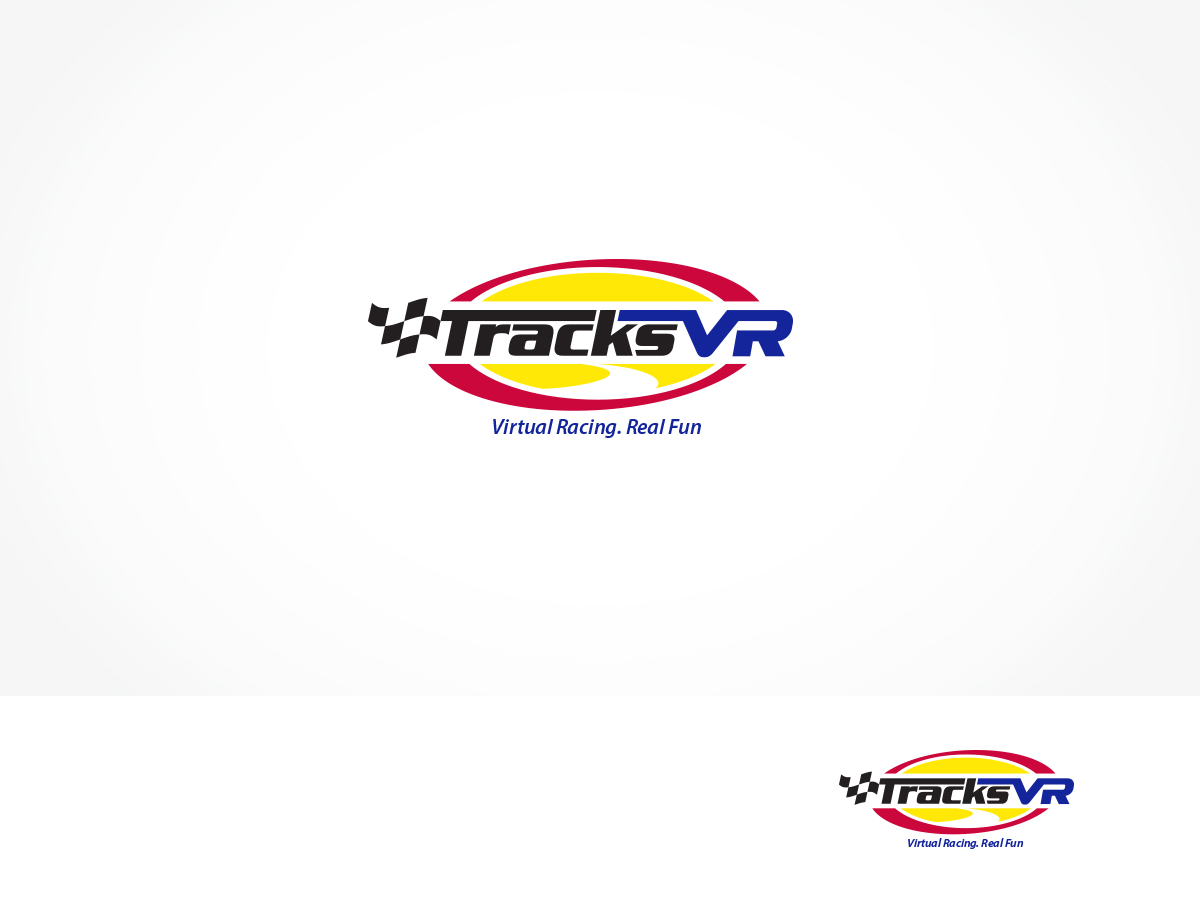 Bold, Upmarket, Car Racing Logo Design for tracksVR Virtual Racing ...