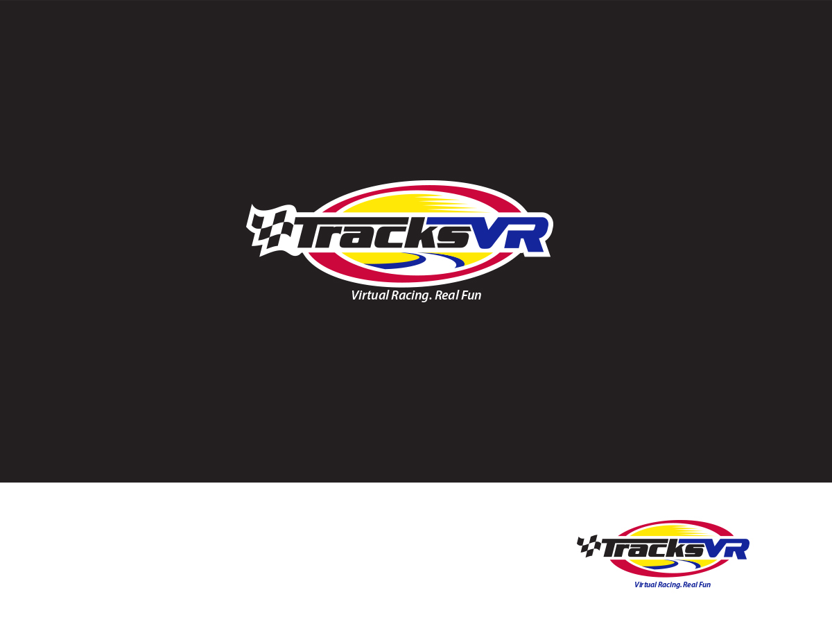 Bold, Upmarket, Car Racing Logo Design for tracksVR Virtual Racing ...
