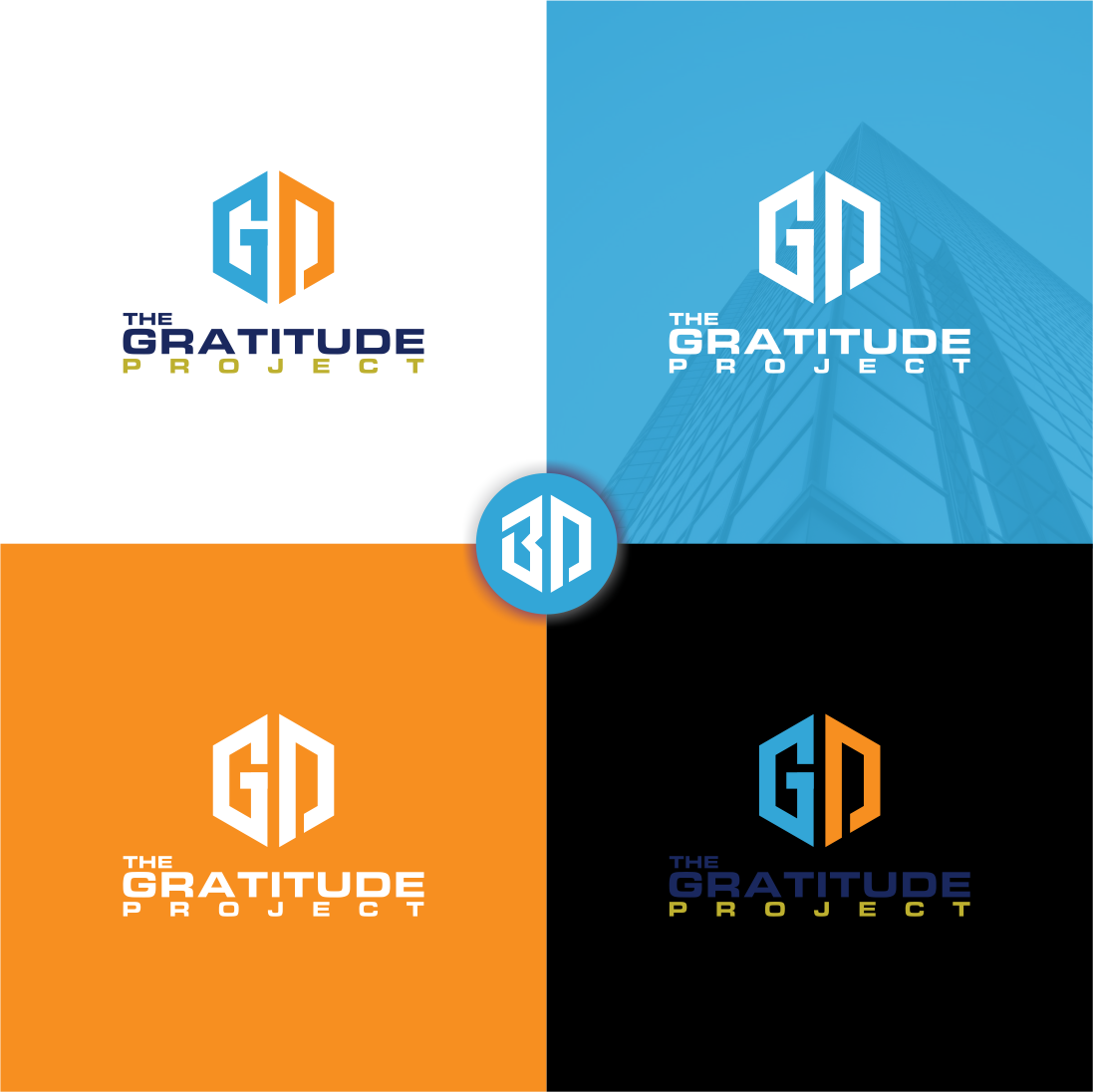 Elegant, Colorful, Non Profit Logo Design for The Gratitude Project by ...