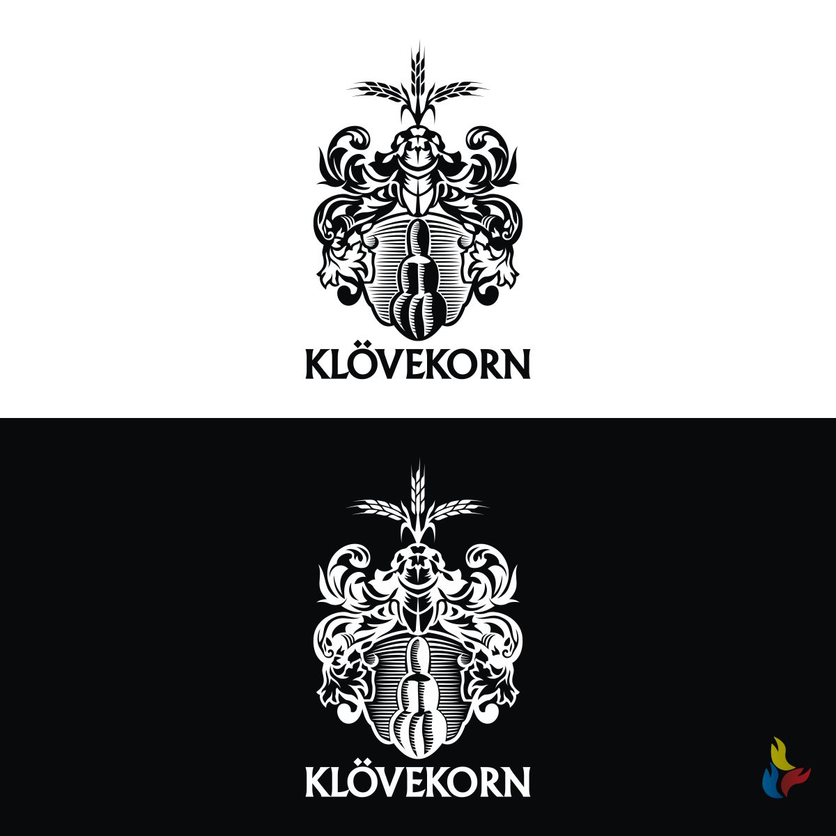 Serious, Traditional Logo Design for Klovekorn by Kreative Fingers ...
