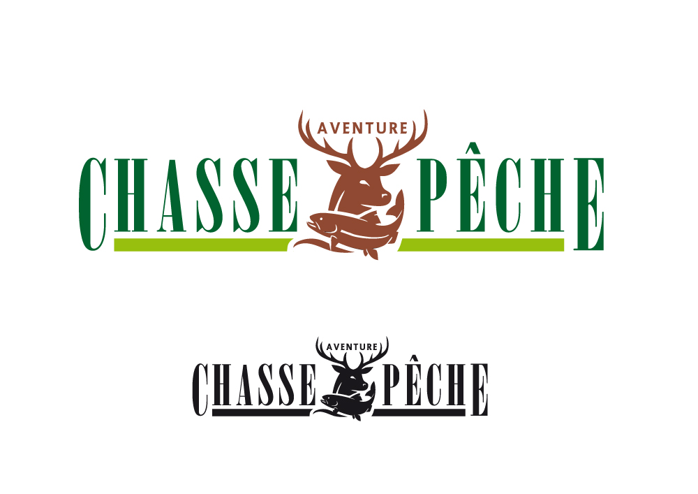 Masculine, Professional, Hunting Logo Design for Aventure Chasse Pêche ...