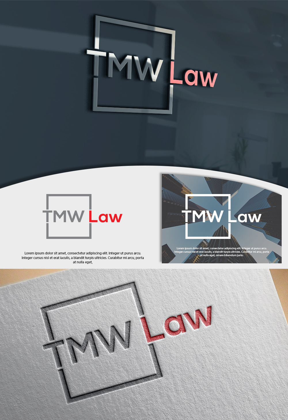 Elegant, Playful, Legal Logo Design for TMW Law by InkForge Studio ...