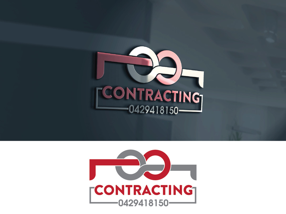 Bold, Modern, Contracting Logo Design for a picture of a figure eight ...