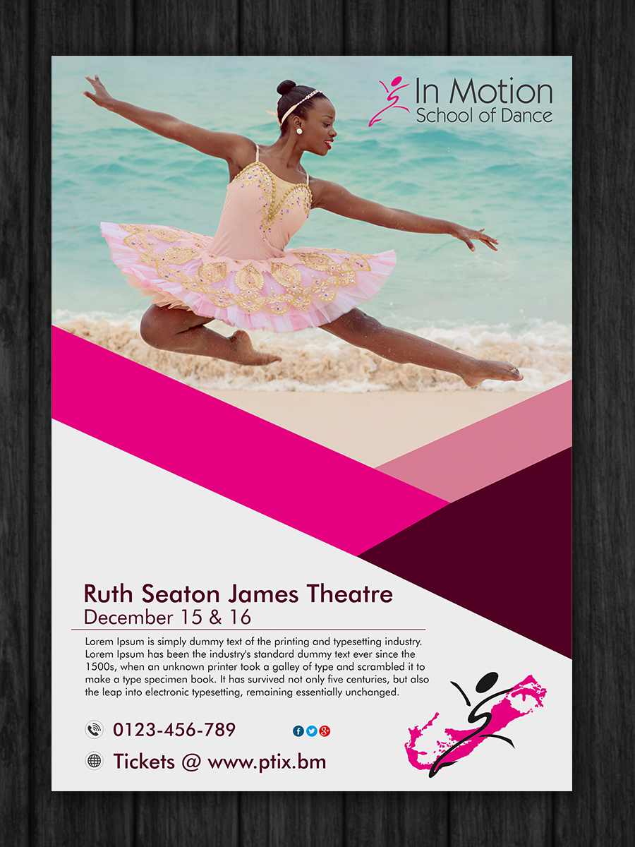 Elegant, Modern, Performing Art Poster Design for a Company by ESolz ...