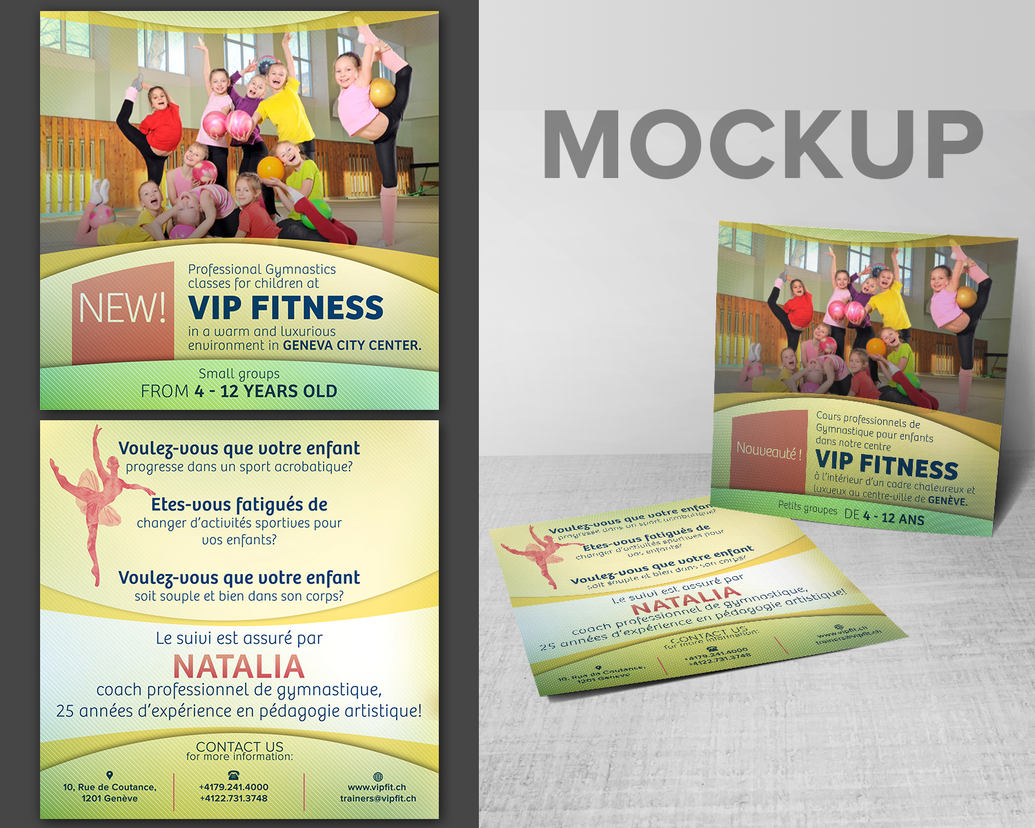 Club Invitation Design for VIP Fitness SA by EA5Designs | Design #16681053