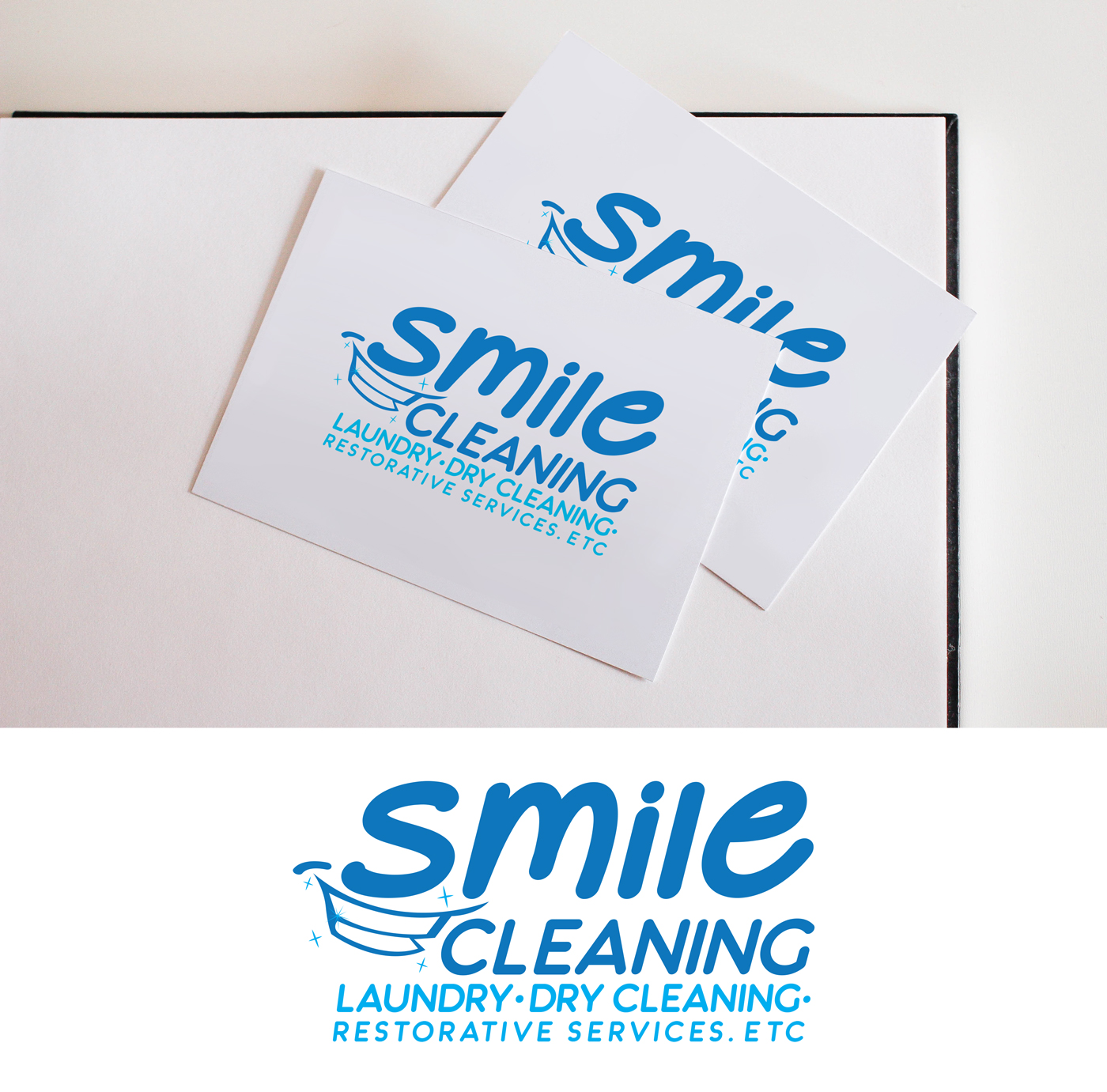 Dry Cleaning Logo Design for Smile Cleaning: Laundry: Dry Cleaning ...
