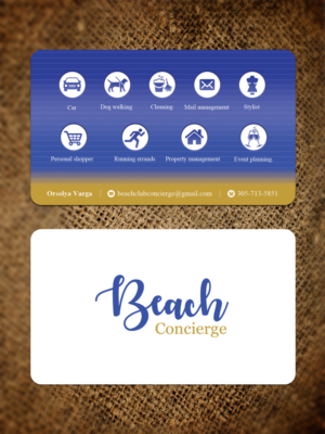 Business Card Design for Concierge business | 36 Business Card Designs ...