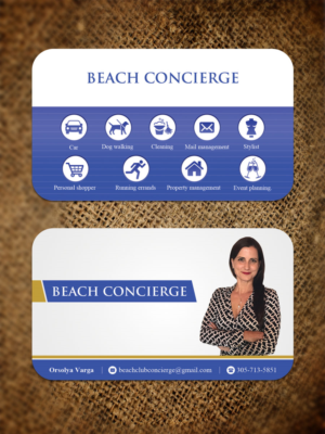Business Card Design for Concierge business | 36 Business Card Designs ...