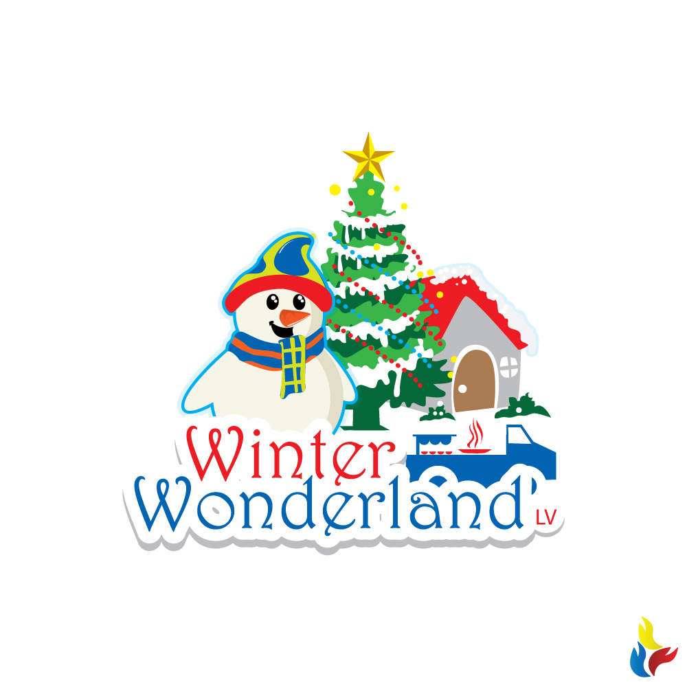Playful, Colorful, Festival Logo Design for Winter Wonderland LV by ...
