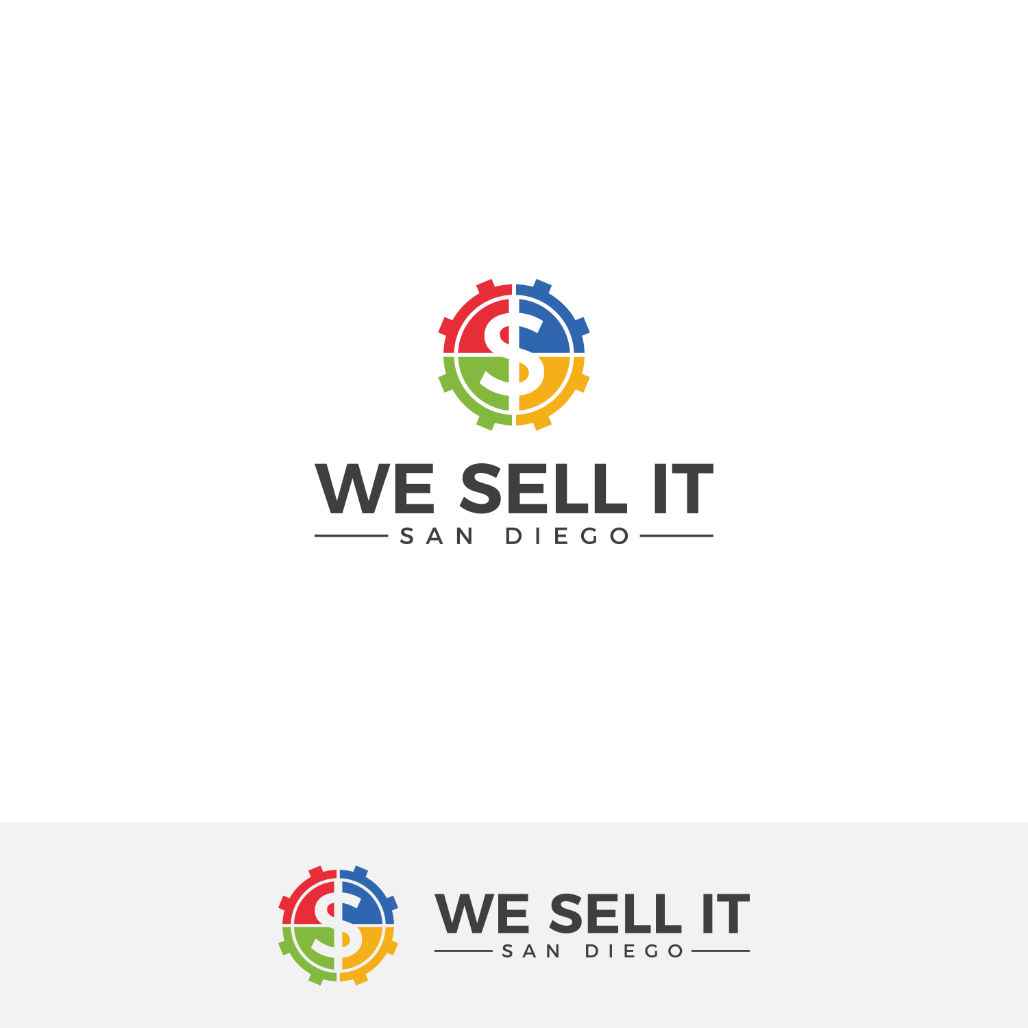 Bold, Masculine, It Company Logo Design for We Sell It San Diego by ...
