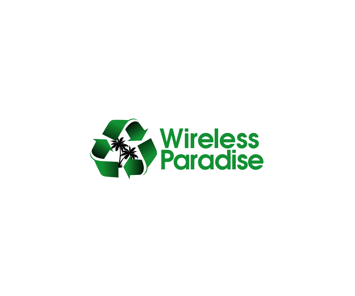 Bold, Traditional, Cell Phone Logo Design for Wireless Paradise by Jay ...