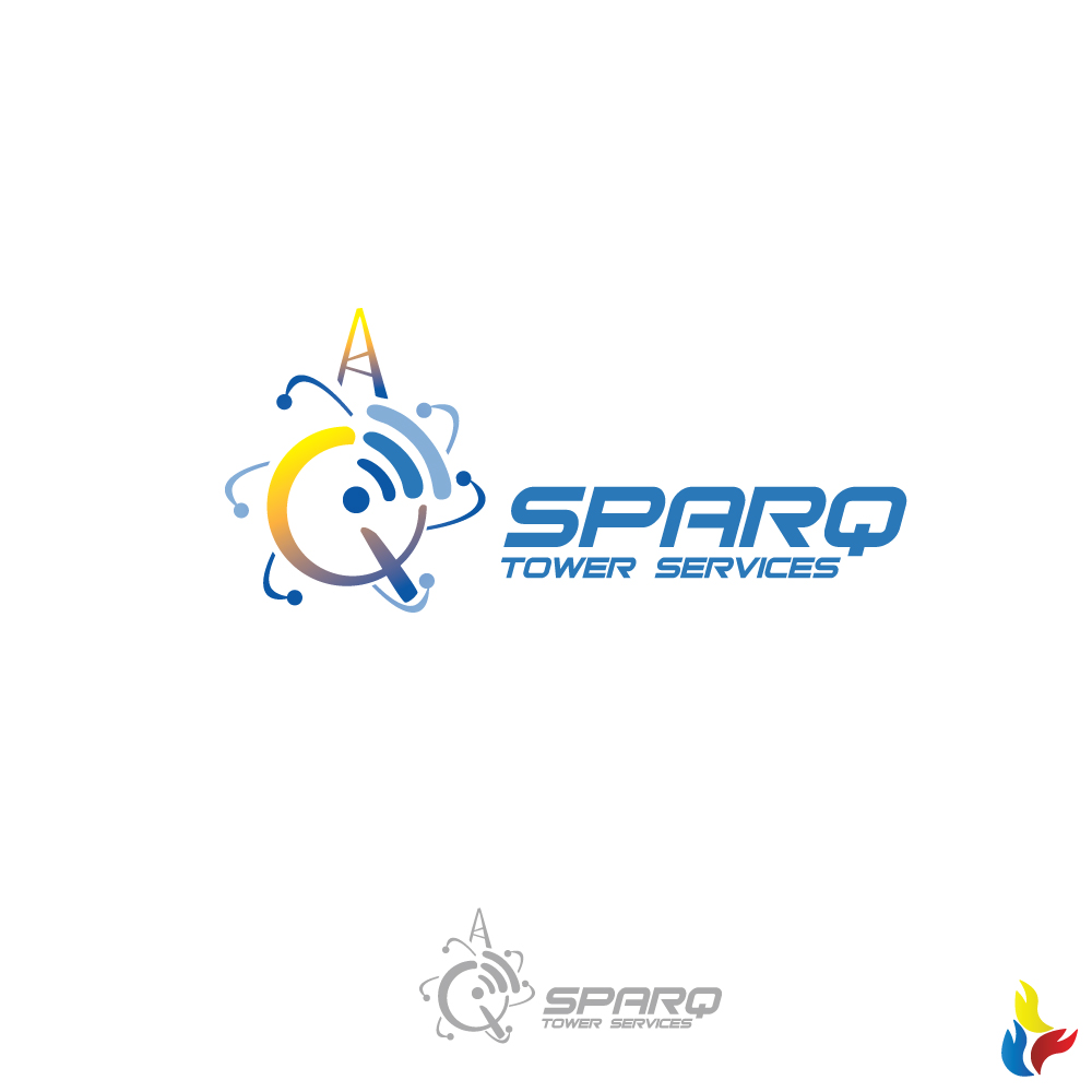 Bold, Serious, Wireless Communication Logo Design for Sparq Tower ...