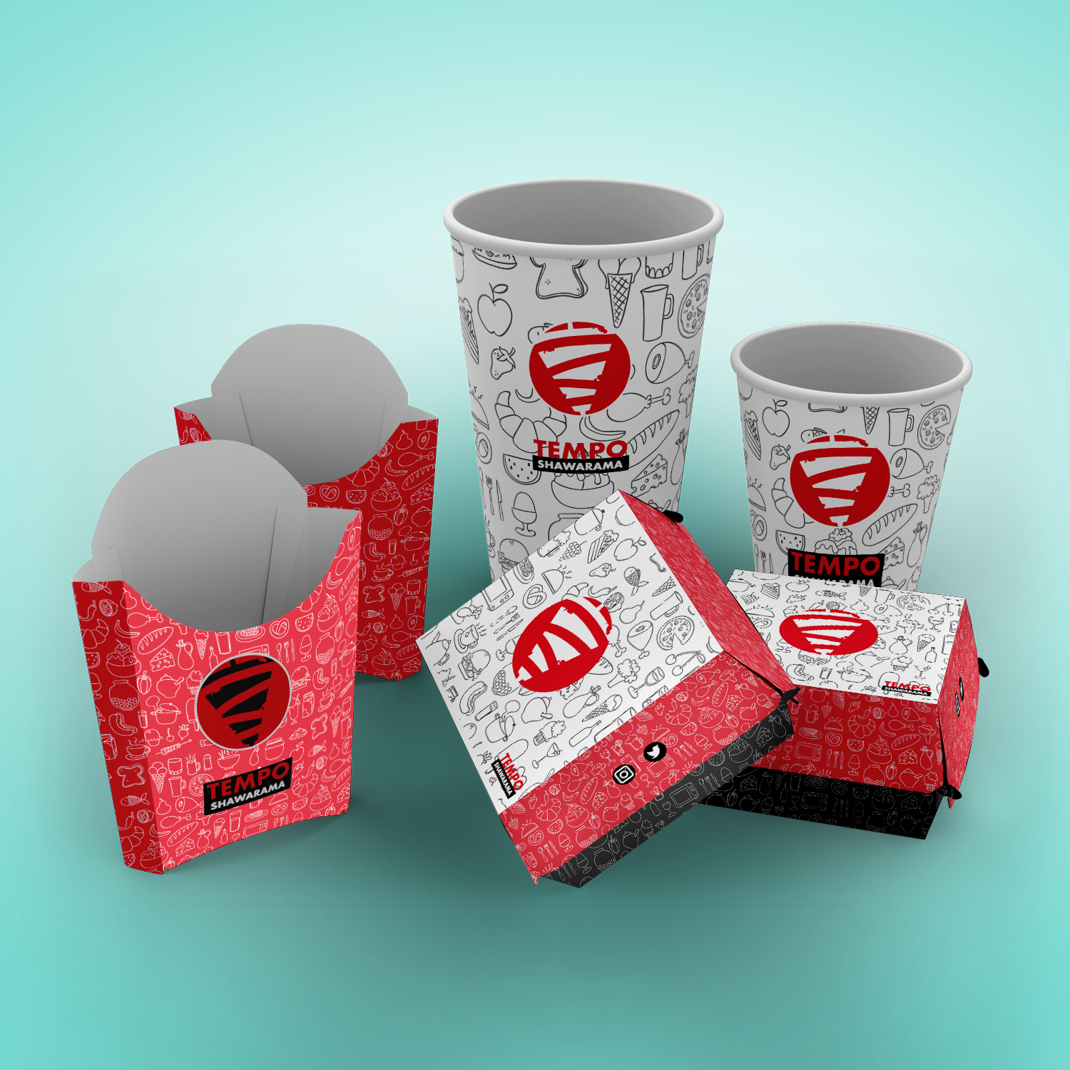 Traditional, Feminine, Fast Food Restaurant Packaging Design for TEMPO ...