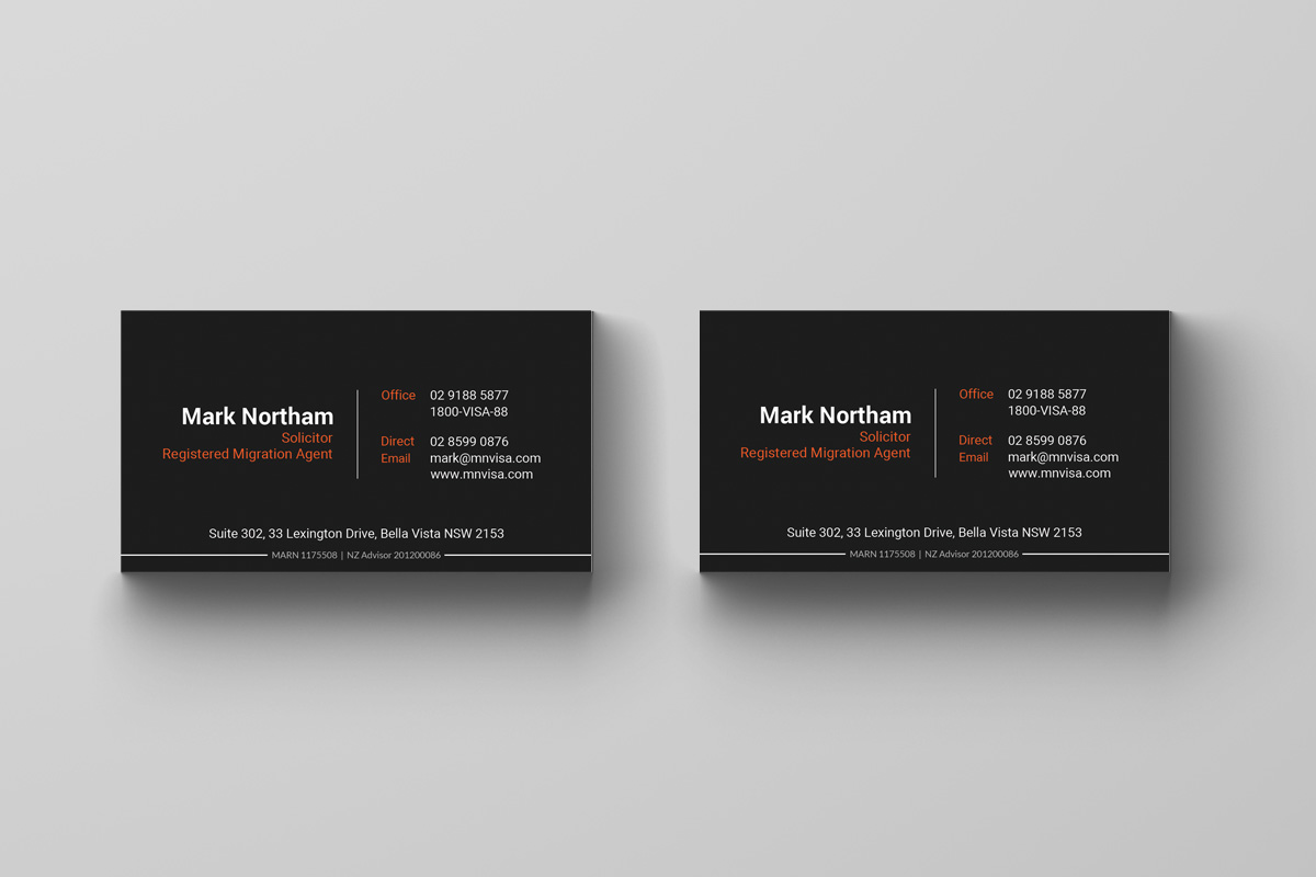 Professional, Playful, Legal Business Card Design for Northam ...