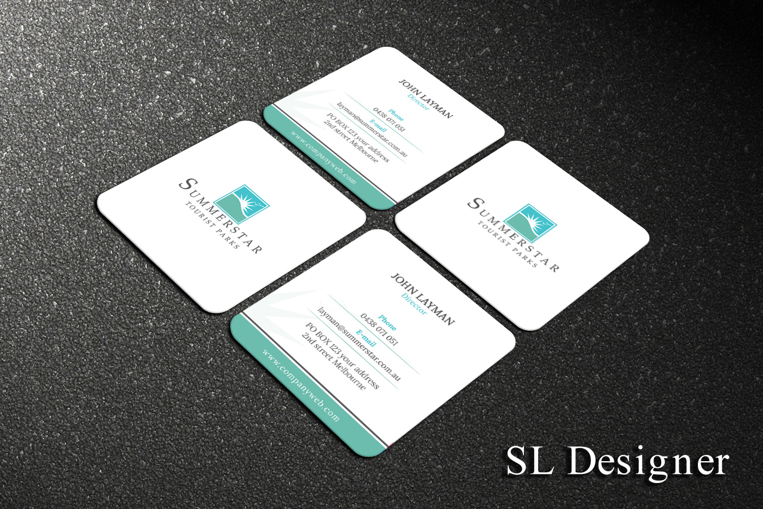Bold, Playful Business Card Design for Summerstar Pty Ltd by SL ...