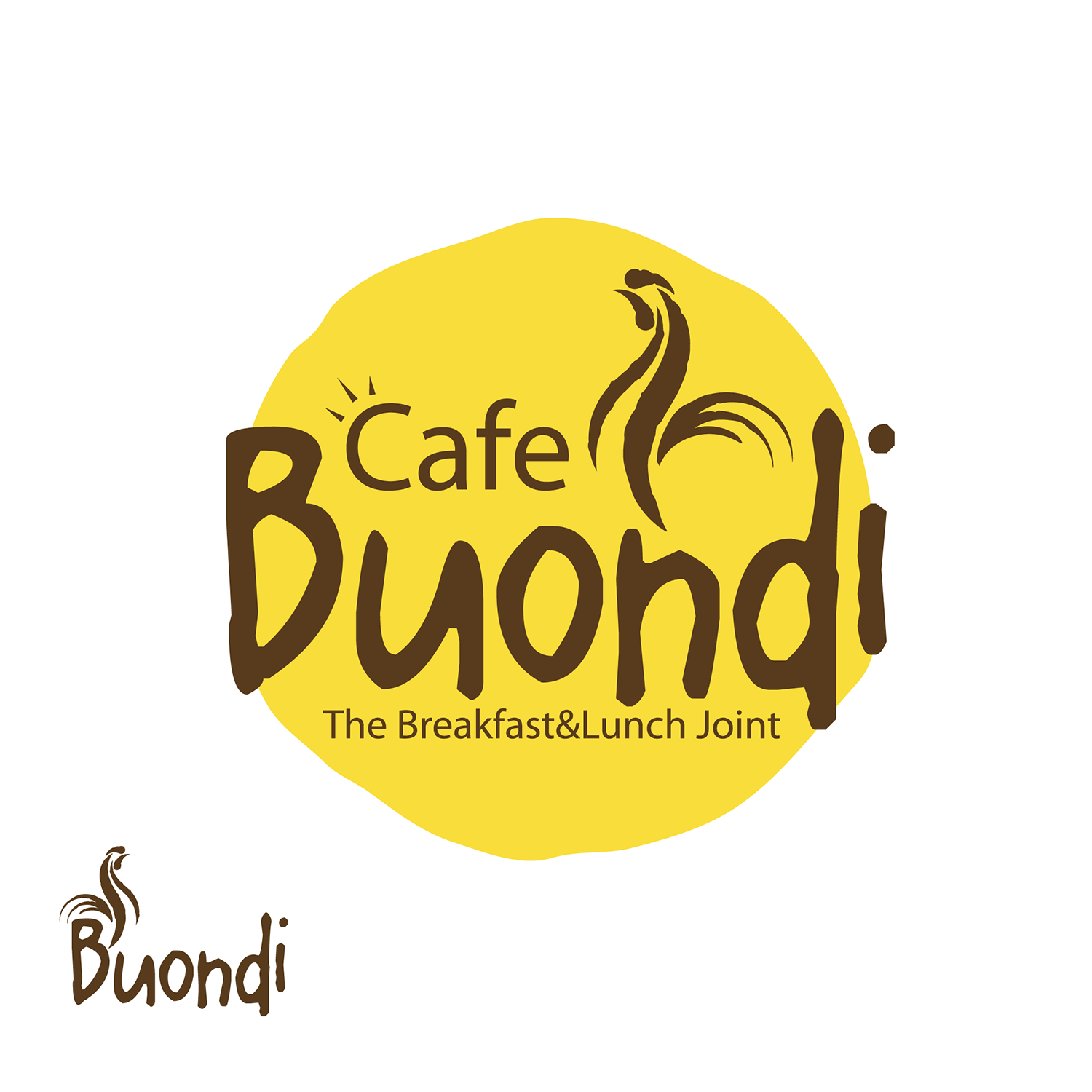 Upmarket, Bold, Restaurant Logo Design for Caffe' Buondi' Breakfast ...